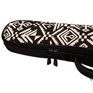 MUSIC FIRST Canvas Vintage style 23/24 inch Concert "Aztec" Ukulele case ukulele bag ukulele cover