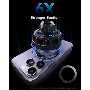 [Ice Cooling Charging] Compatible for Mag-Safe Car Charger,15W ICEBLOCK Magnetic Wireless Car Charger Mount, Hands Free Car Mount for iPhone 15 14 13 12 Pro Max Plus Mini Mag-Safe Case