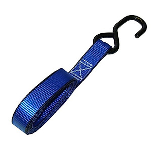 Everest Premium Ratchet Tie Down – 1 PK – 1 IN – 10 FT – 400 LBS Working Load – 1200 LBS Break Strength – Cambuckle Alternative – Cargo Straps Perfect for Moving Appliances, Lawn Equipment and Motorcycles