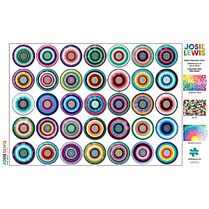 Buffalo Games - Josie Lewis - Vivid Vinyl - 500 Piece Jigsaw Puzzle for Adults Challenging Puzzle Perfect for Game Nights - Finished Puzzle Size is 21.25 x 15.00