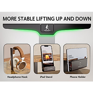 WALKINGDESK 48x24 Inches Electric Standing Desk with Drawer and Monitor Stand, Height Adjustable Stand up Desk for Home Office, Ergonomic Sit to Stand Desk with Phone Holder, 3 Hooks, Rustic Brown