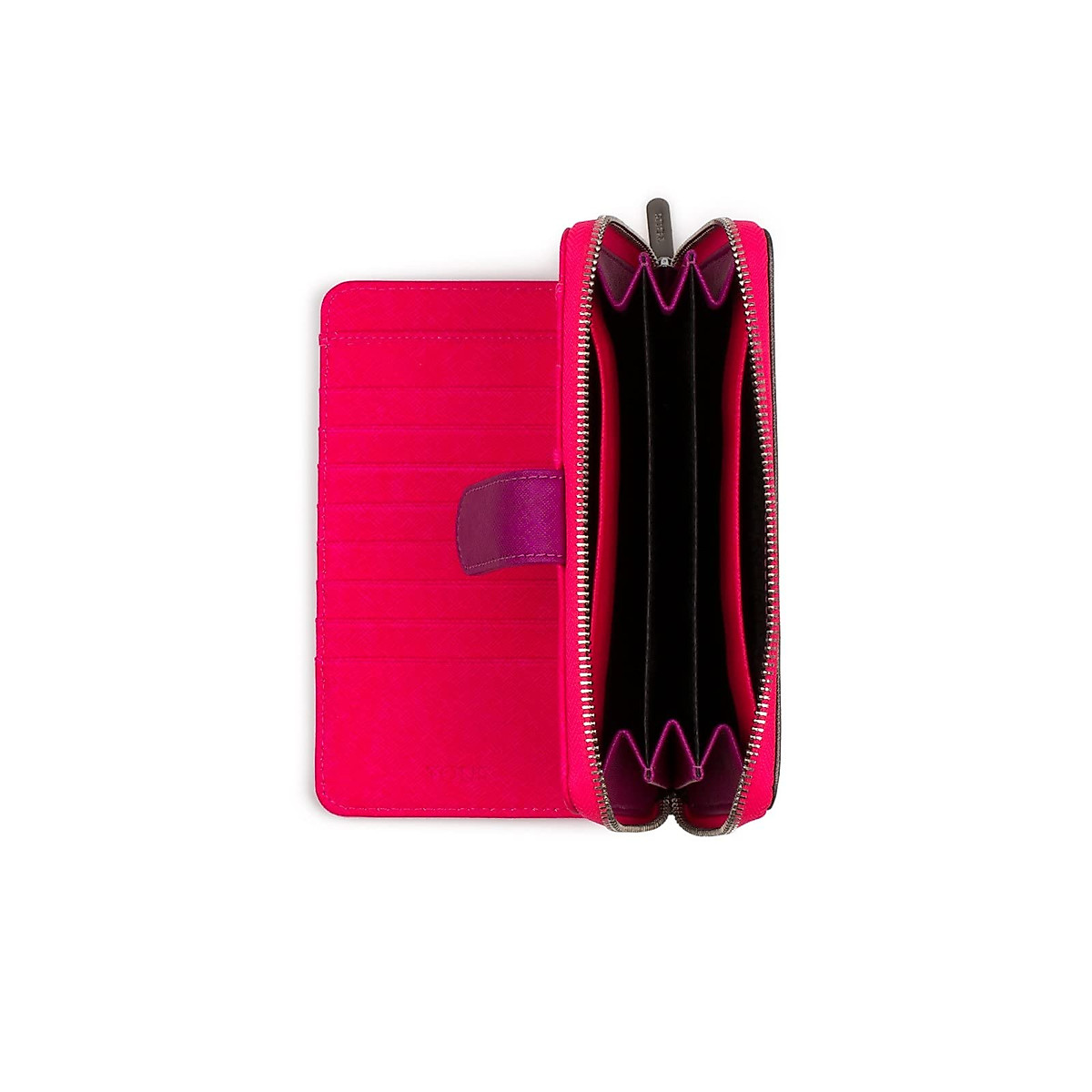 TOUS Waterproof Vinyl Wallet for Women, Dubai Saffiano Collection