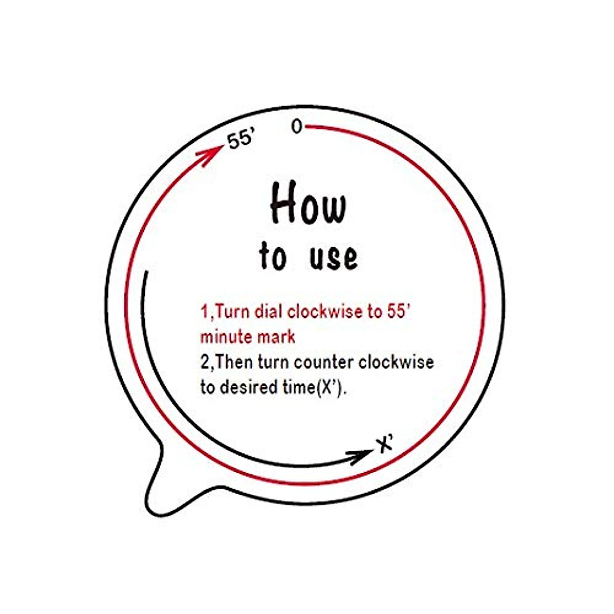 55 Minutes Magnetic Kitchen Bell Timers (Mint Green) - Manual Mechanical & No Battery Required, Retro Fire Bell, Bike Bell Cute Design, Timer for Cooking, Baking, Barbecue Learning, or Exercise Alarm