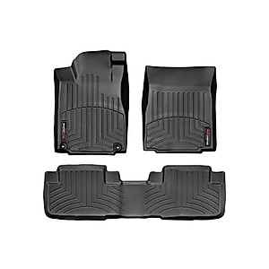 WeatherTech Custom Fit FloorLiners for Honda CR-V - 1st & 2nd Row (447371-444022), Black