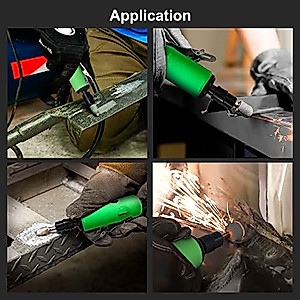 DOTOOL 1/4" Air Die Grinder Kit Straight Pneumatic 28000 RPM Rear Exhaust Polisher with 1/4"(6MM) and 1/8"(3MM) Collets Mini and Compact Size, Polishing Tool