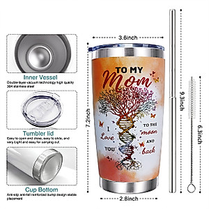 Vinpress Gifts for Mom From Daughter and Son - Birthday Gifts for Mom - Mothers Day Gifts for Mom -Stainless Steel Travel Coffee Cup 20oz