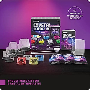 Crystal Growing Kit for Kids - Science Experiments Gifts for Boys & Girls Ages 8-14 Year Old - Discovery STEM Toys for Kids & Teen Age Boy/Girl Arts & Crafts Kits - Cool Educational Ideas