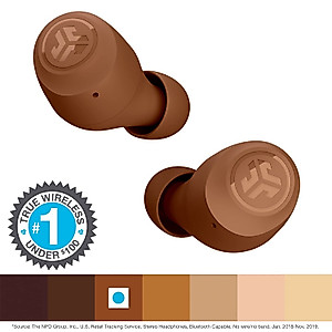 JLab Go Air Tones True Wireless Earbuds Designed with Auto On and Connect, Touch Controls, 32+ Hours Bluetooth Playtime, EQ3 Sound, and Dual Connect, Natural Earthtone Color (1615 C)