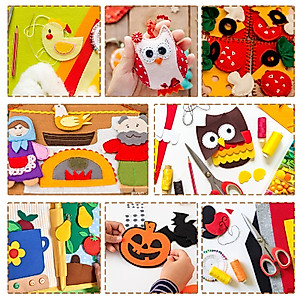 Lusofie Brown Felt Sheets 18 Pcs Felt Fabric Sheets Brown Felt Soft Felt Sheets Felt Fabric for Crafts DIY Craft Sewing Patchwork Art Projects 3 Colors 11.81 x 7.87 Inch