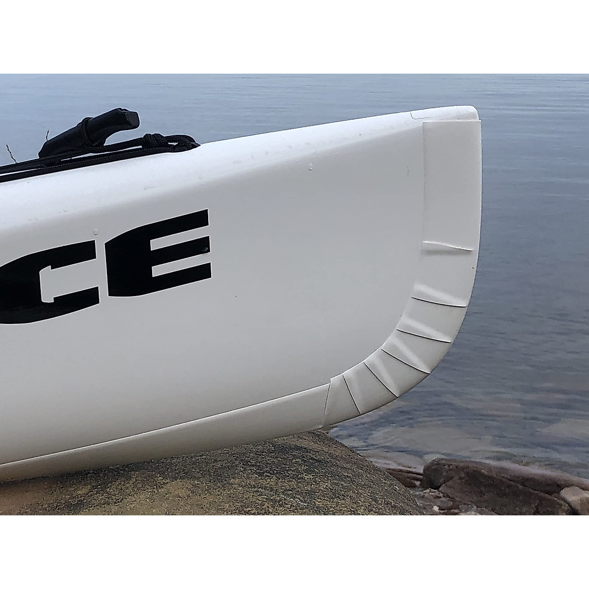 PereGuard Kayak Keel Guard 4" Width White (3 feet) Kayak Canoe Protective Guard Abrasion Resistance