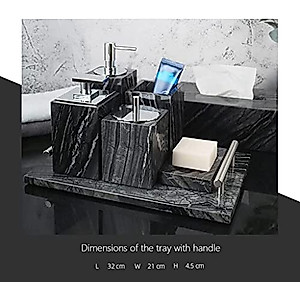 GOOFFY Marble Soap Dispenser Fillable Pressed Foam Lotion Dispenser Deluxe Soap Pump for Restrooms Soap Pump Dispenser7.4oz Soap