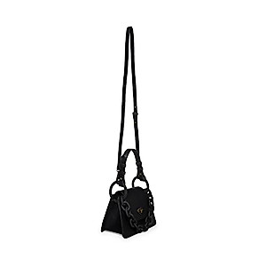 Betsey Johnson Chained Up Crossbody, Black