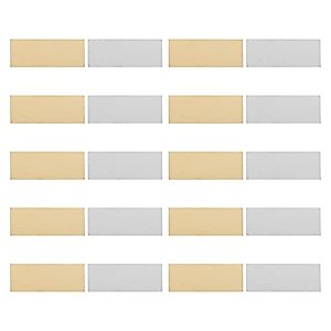 10Pairs Zinc Copper Electrode Strip Labs Electrode Strips Scientific Copper Electrode Strip Zn Chemistry Sample Science Experiment for Electrical Repairs