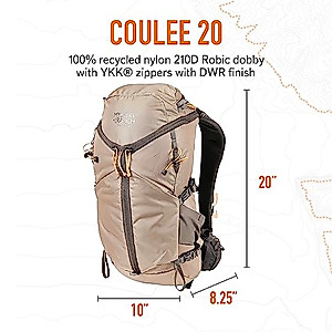 Mystery Ranch Coulee 20 Backpack - Lightweight Hiking Daypack, 20L, L/XL, Stone