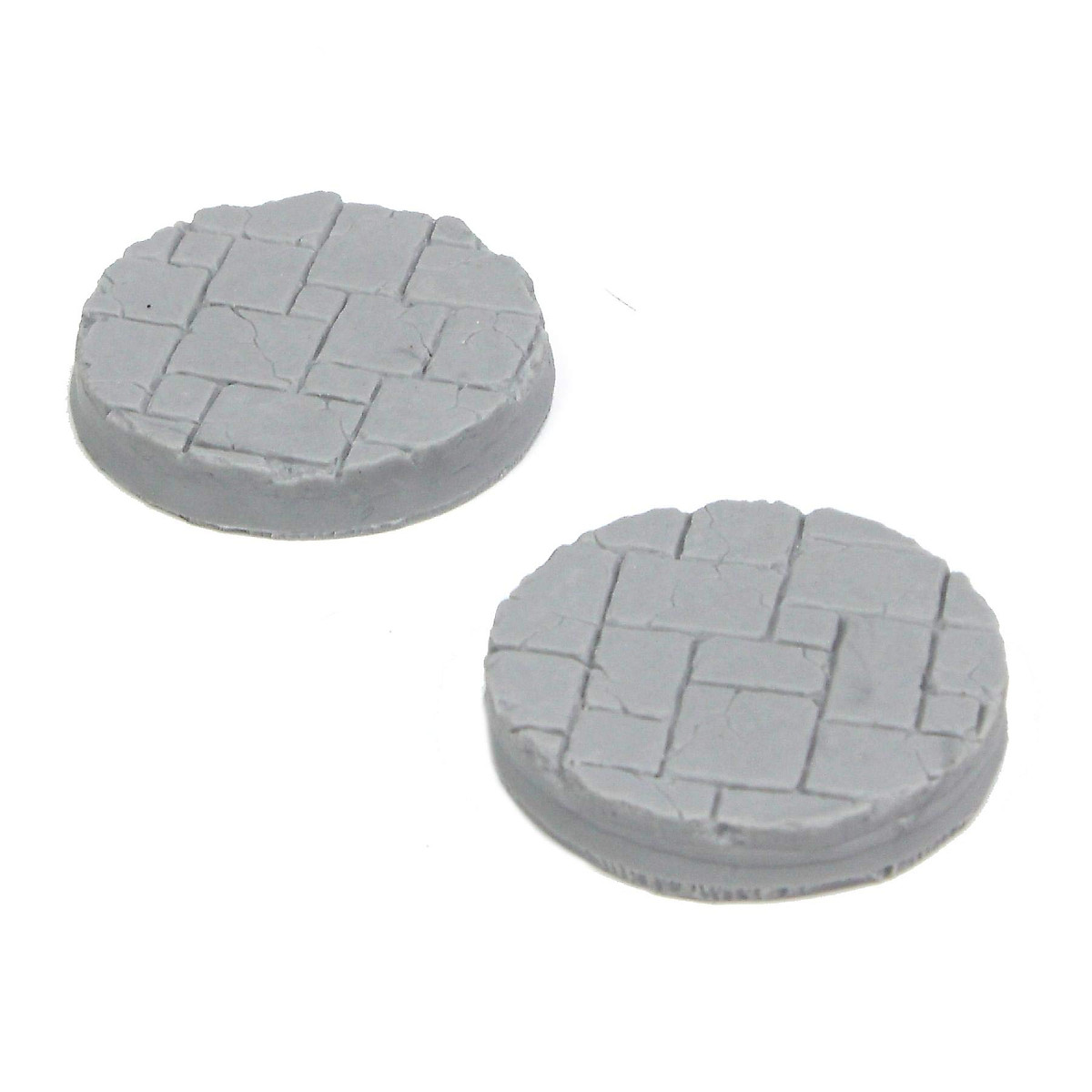 War World Gaming 40mm Round Dungeon one Resin Bases x5 for 20-28mm Scale Miniatures & Figures,5 x 40mm