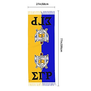 LeRayal Sigma Gamma Rho Scarf Sorority Gifts for Women Gift for GirlsPerfect Winter Warm Long Large Scarves With Tassel 1922, One Size