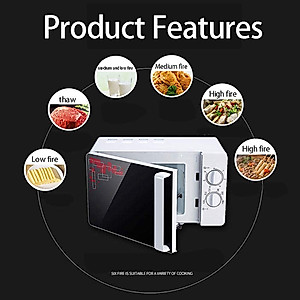 Solo Manual Microwave with No Rust Interior for Easy Cleaning, Soft Touch Housing and Matt Finish, Auto Defrost, Cotton White, 20 Litre with 6 Power Levels, 800 W