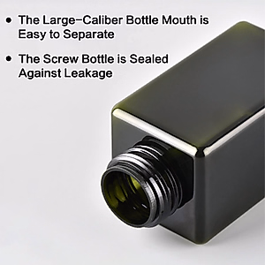 Herb Life 2 PCS Foaming Soap Dispenser, Refillable Foam Liquid Hand Soap Empty Plastic Pump Bottle Container for Bathroom Vanities, Kitchen Sink, Hospital, Clinic (17oz)