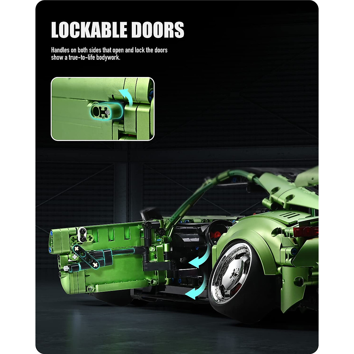 Nifeliz GT Race Car Building Set and Engineering Toy, Adult Collectible Technology car Building Kit, 1:10 Scale Super Car Model for Adults Men Teens Compatible with Lego (2878 PCS)