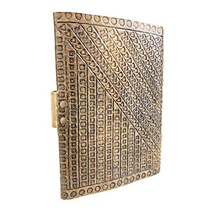 Dharma_craft DLEATHERCRAFTS Dragon Leather Journal | Leather Notebook Gift For Men & Women | Traveler Journal | 7x5 Leather Journal [Office Product]