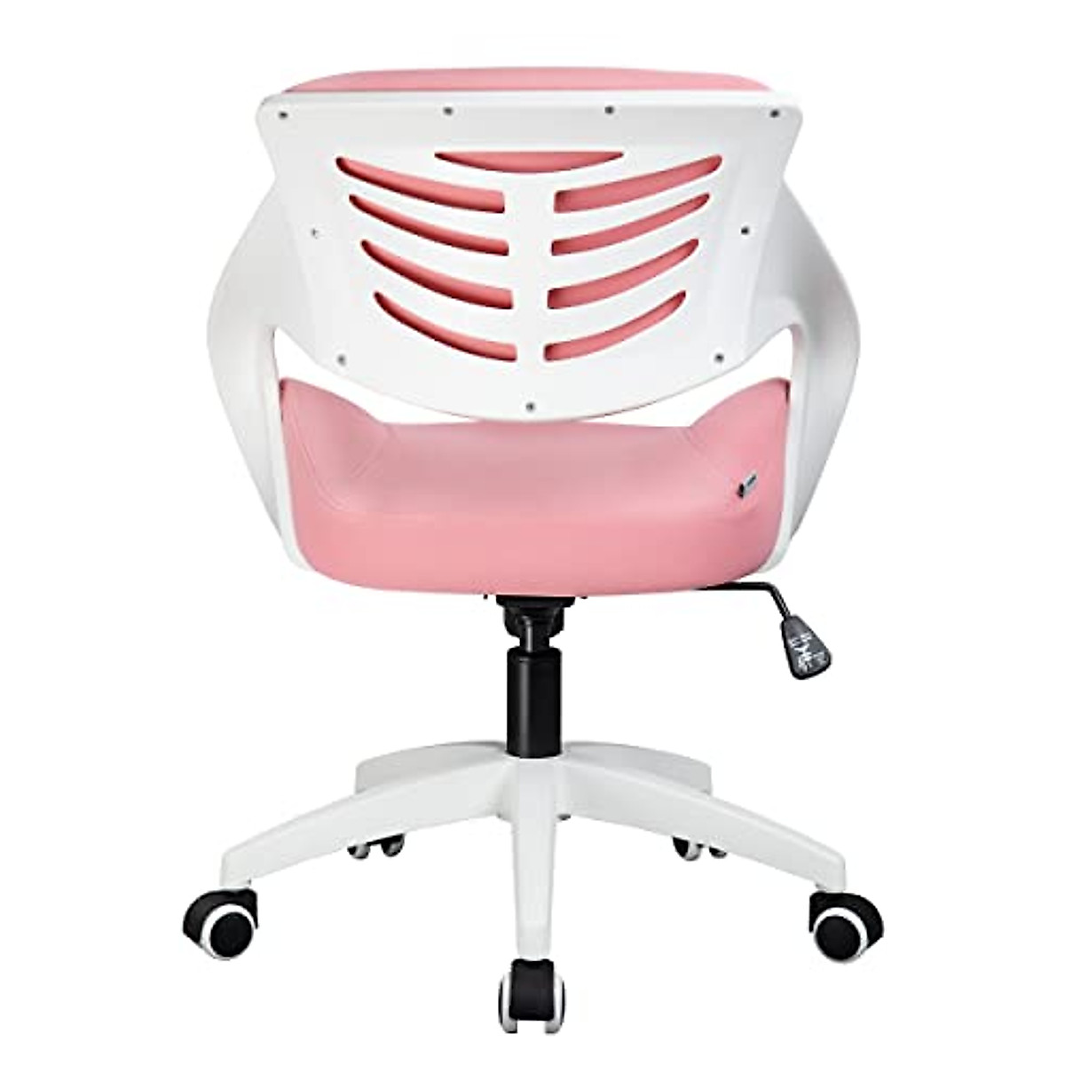 BOJUZIJA Ergonomic Office Computer Desk Kid Study Chair Waist Support Function Swivel 360° for Home&Office (Pink)