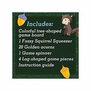 Educational Insights Special Edition The Sneaky, Snacky Squirrel Game, Preschool & Toddler Board Game for Kids 3-5 Years, Color Matching, Fine Motor Skills