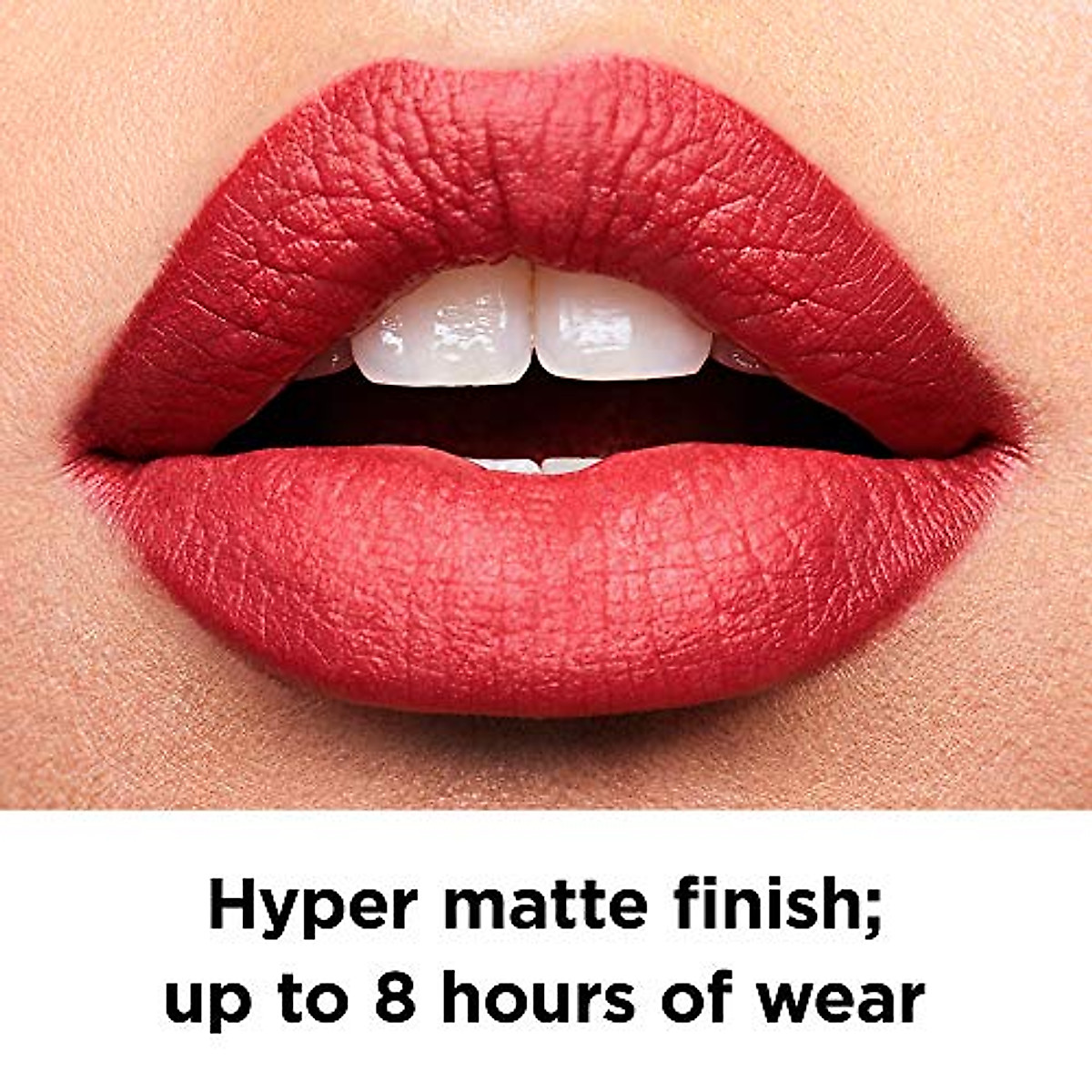 Revlon Ultra HD Lip Mousse Hyper Matte, Longwearing Creamy Liquid Lipstick, in Pink 100 Degrees (805), 0.2 oz