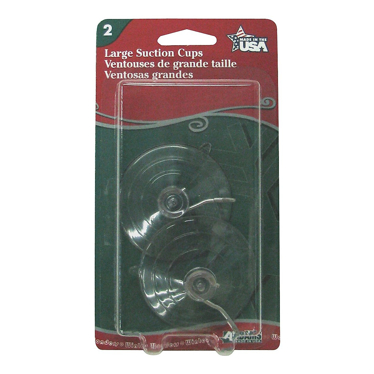 Adams Christmas 6000-74-1043 Large Suction Cup, 2-Pack