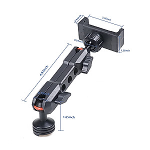 JHD-TOGO for Bronco Dash Phone Holder, Phone Mount for Ford Bronco 2021 2022 2023 2024 2/4 Door Accessories,360°Adjustable Phone Mount Interior Accessories