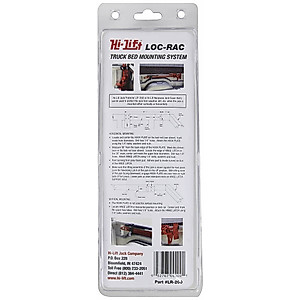 Hi-Lift Jack LR-200 Loc-Rac Jack Truck Bed Mounting System , Black