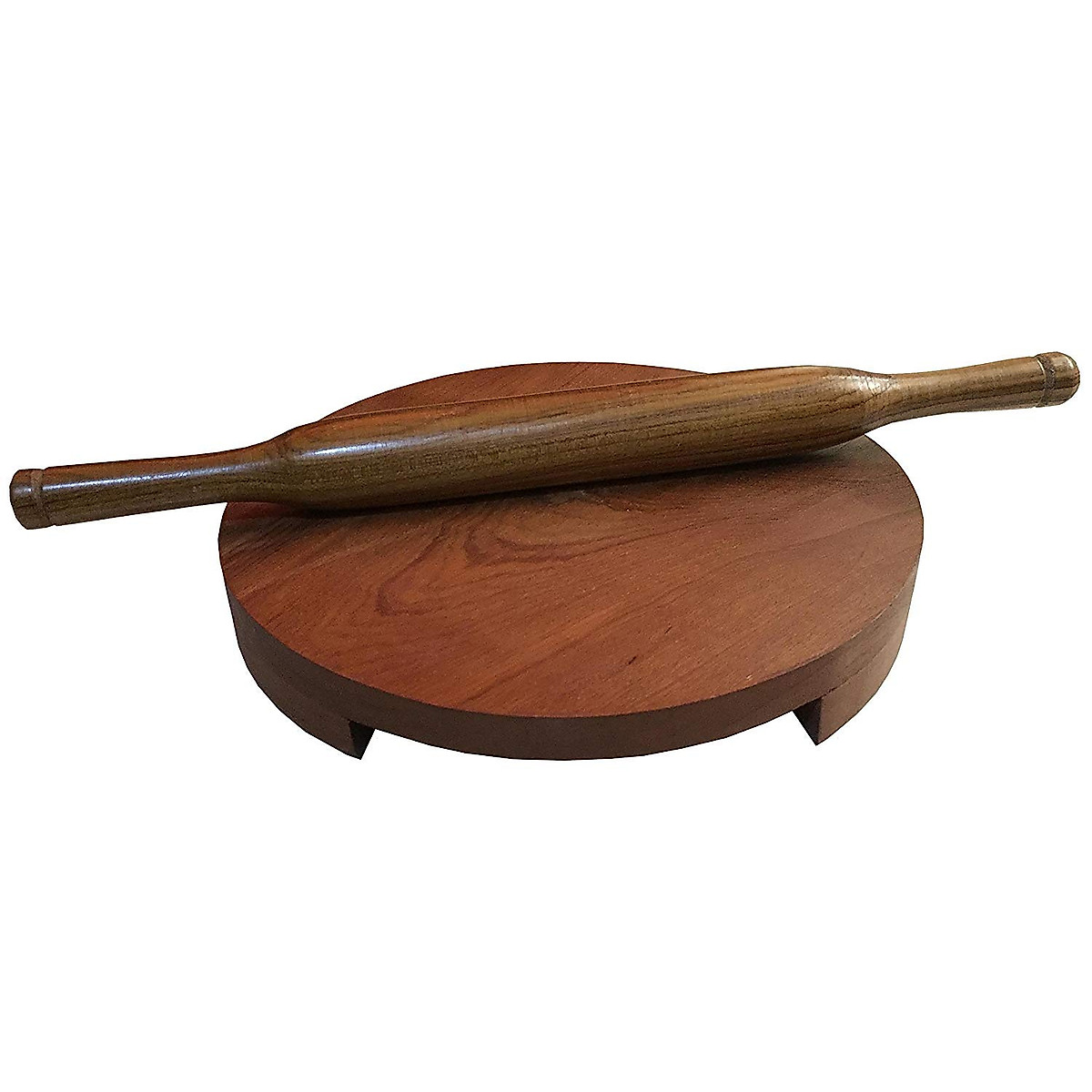 Wooden Rolling Board & Rolling Pin,Wooden Belan Chakla set,Roti Maker,Chapati Maker set