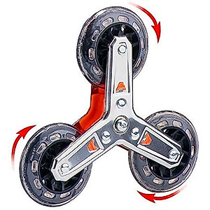 Shopping Trolley on Wheels Multi Function Shopping Cart 8 Wheel Climbing Trolley Lightweight Folding Wheeled Rolling Luggage Cart Storage Hand Trucks,