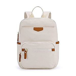 Missnine Mini Backpack Women Small Backpack Purse for Teen Girl Kids Backpack Cute Bookbag Canvas Daypacks for School Travel Work