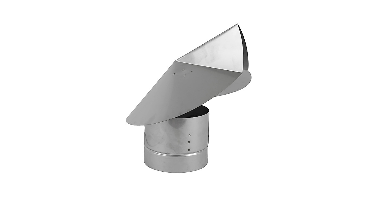 FAMCO Wind Directional Chimney Cap - Stainless Steel, 6 Inch