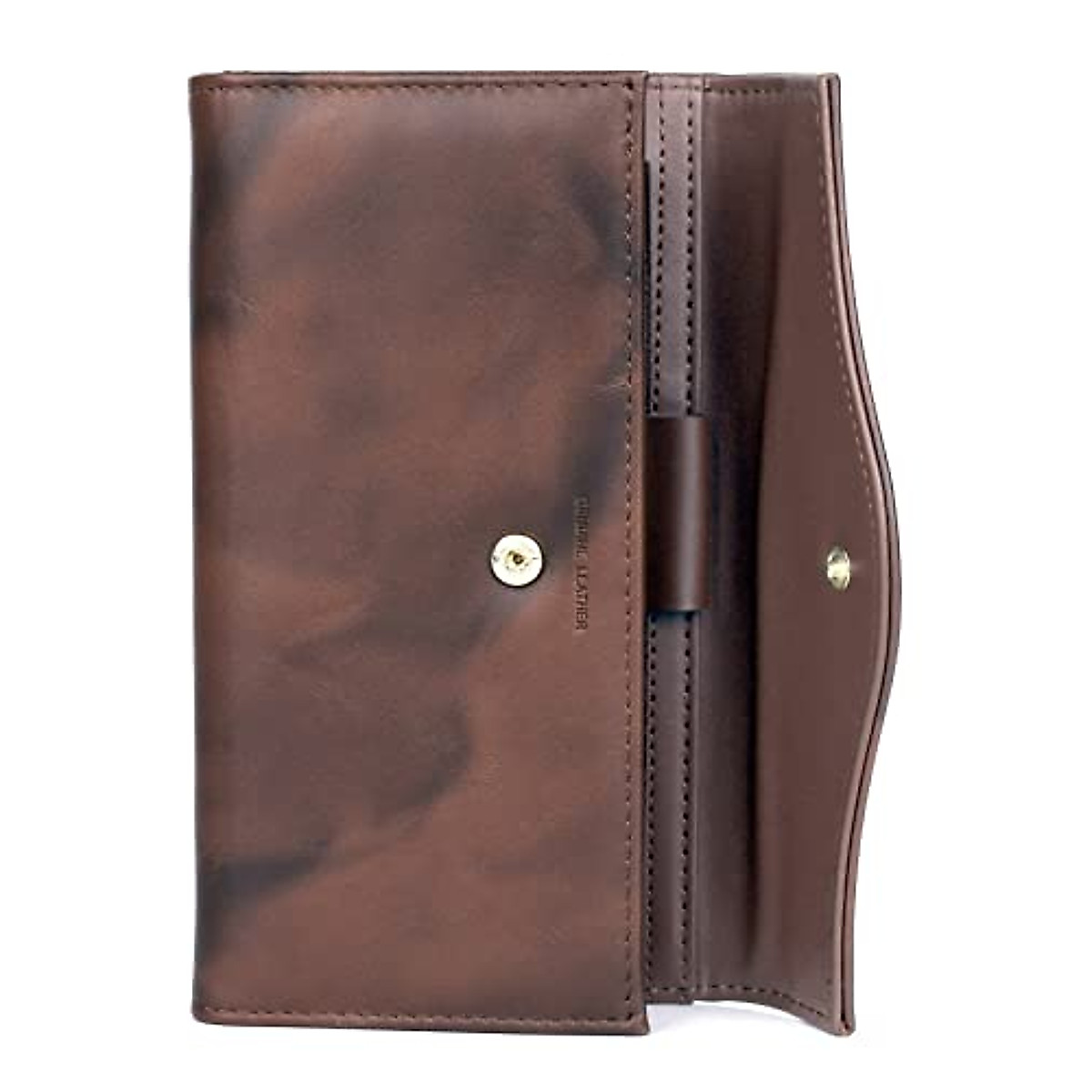 Julia Buxton Heiress Organizer® Clutch Mahogany