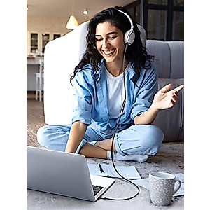 UGREEN Headphone Splitter for Computer & 3.5mm Headphone Extension Cable 3FT Male to Female Bundle