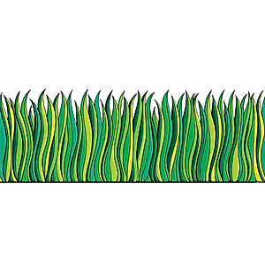 Scholastic TF3302 Tall Green Grass Jumbo Borders