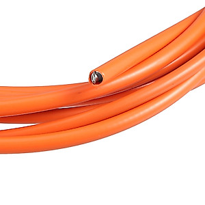 X AUTOHAUX 1 Set Universal Bicycle Shift Derailleur Cable and Brake Cable Kit for Bicycle Mountain Road Bike Orange