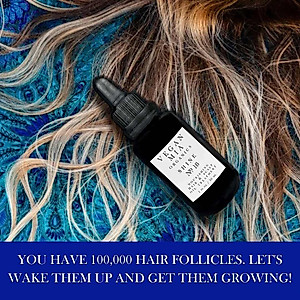 Vegan Mia USDA Organic Rosemary Oil for Hair Growth with Castor Oil & Jojoba Oil - Scalp Oil Treatment & Intense Nourishment to Get Healthier, Thicker & Shiny Hair Naturally