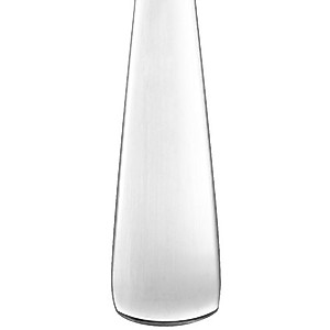 Amazon Basics 18-Piece Kitchen Dinnerware Set, Plates, Dishes, Bowls, Service for 6 - White & 20-Piece Stainless Steel Flatware Set with Square Edge, Service for 4