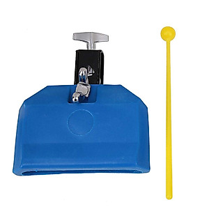 Bnineteenteam Cowbell,Plastic Cow Bell with Stick for Drum Set