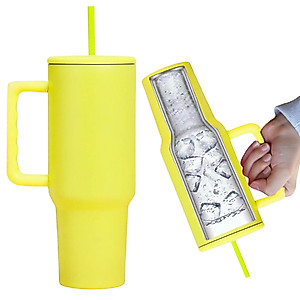 Kiki New York Tumbler with lid (Neon Yellow)