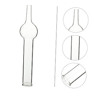 ULTECHNOVO 5pcs Experiment Equipment Small Test Tube Sample Tube Gas Drying Tube Glass Drying Tubes Single-Ball Glass Drying Tubes Glass Single-Ball Drying Tubes Candy Toolkit