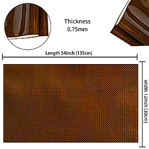 HYANG Holographic Drop of Water PU Faux Leather Sheets 1 Roll 12"X53"(30cmX135cm), Faux Leather Very Suitable for Leather Earrings, Bows, Handbag ，Sewing ，Crafts Making (306-13)