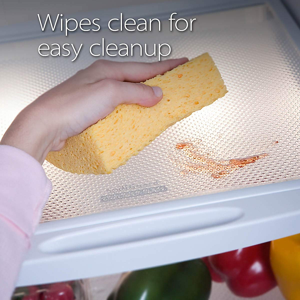 Duck Brand Clear Classic Easy 286014 Refrigerator Shelf Liner, 11 x 17 inch Sheets