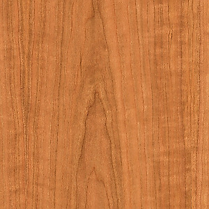 Wood-All Cherry Wood Veneer Sheet, Plain Sliced/Flat Cut, 24x96, A Grade, 10 mil Paperback
