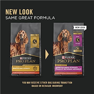 Purina Pro Plan Sensitive Skin and Stomach Dry Dog Food Senior Adult 7 Plus Salmon and Rice Formula - 16 lb. Bag