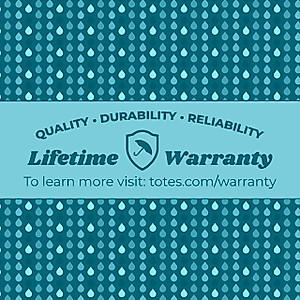 totes InBrella Reverse Close Umbrella, Invisible Water Repellent Coating, Auto Close