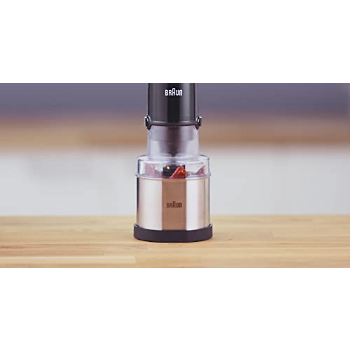 Braun MQS270SI Multiquick Coffee and Spice Grinder Hand Blender Attachment, 1.5-Cup
