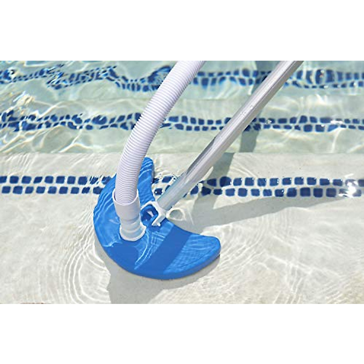 Poolmaster 18508 Curved Vinyl Liner Swimming Pool Vacuum, Essential Collection, Medium, Blue